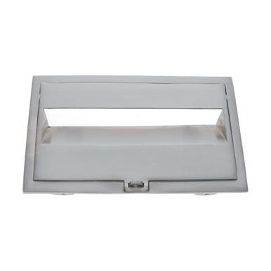 Domino Slotted Combo Letter Plate Opening | Satin Chrome