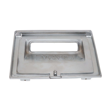 Art Deco 'MAIL' Combo Letter Plate Opening | Satin Chrome