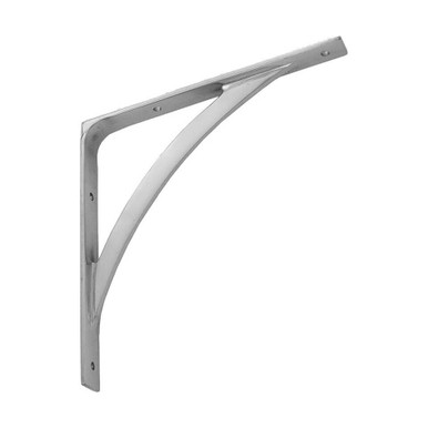Domino Curved Shelf Bracket | 150 x 150mm | Chrome