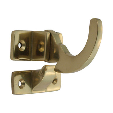 Domino Spur Catch - 50 x 53mm - Polished Brass