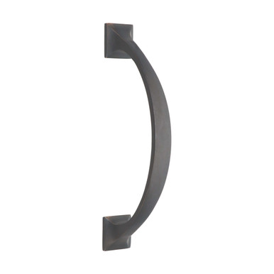 Domino Curved Pull Handle | 195mm | Antique Bronze