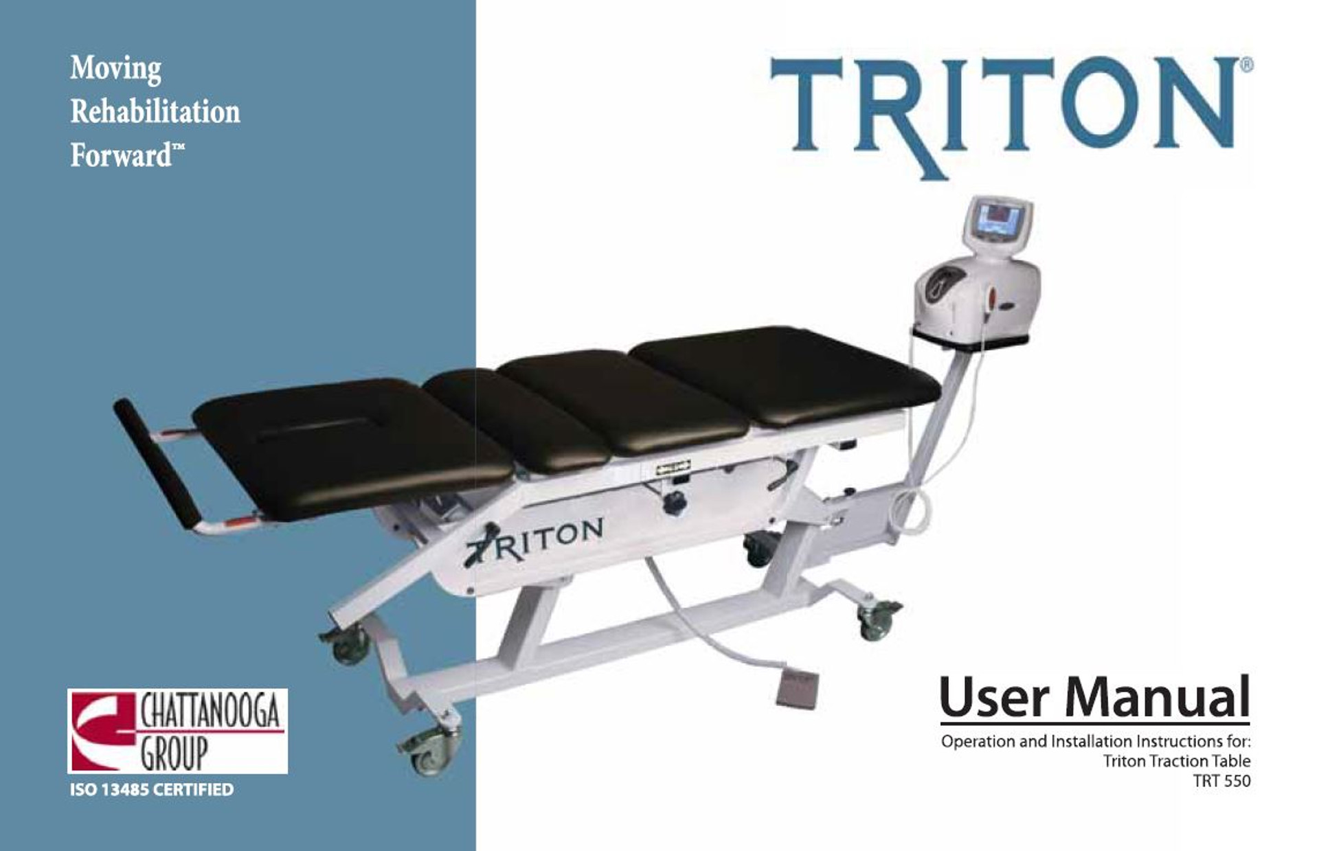 Chattanooga Triton DTS 550 User Manual