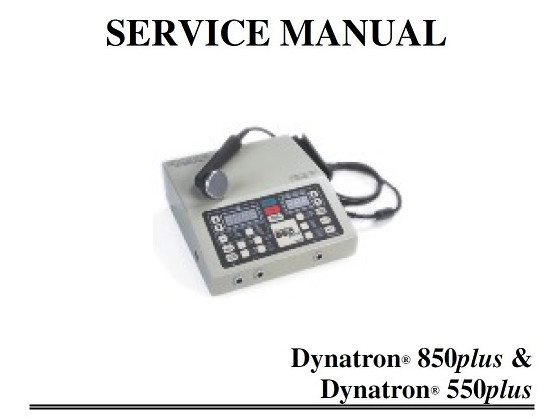 Dynatron 850 Service Manual with Schematics - PDF Download