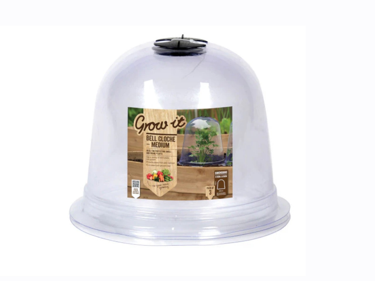 Medium Bell Cloche - 3 Pack