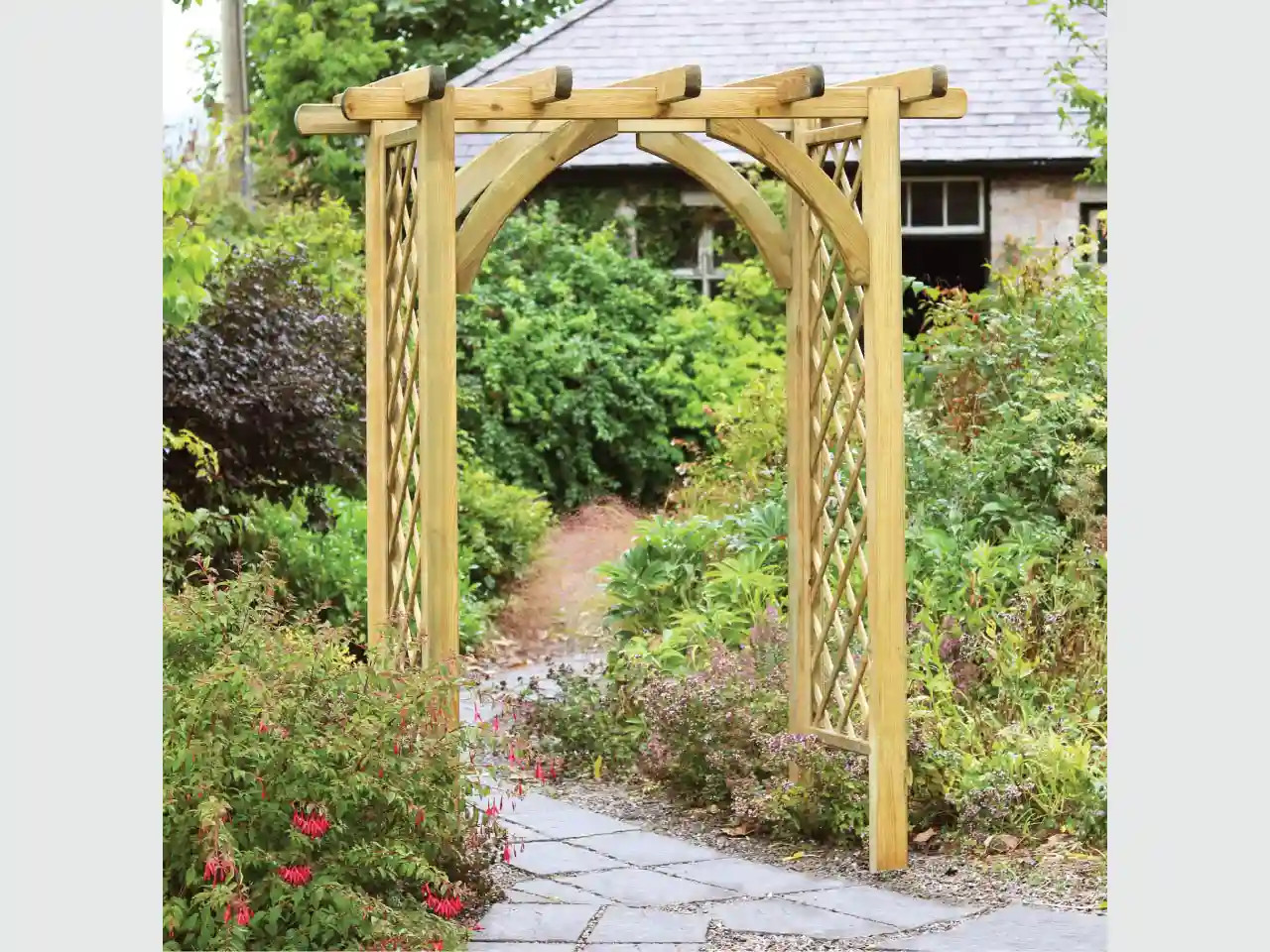 Extra Wide Decorative Garden Arch