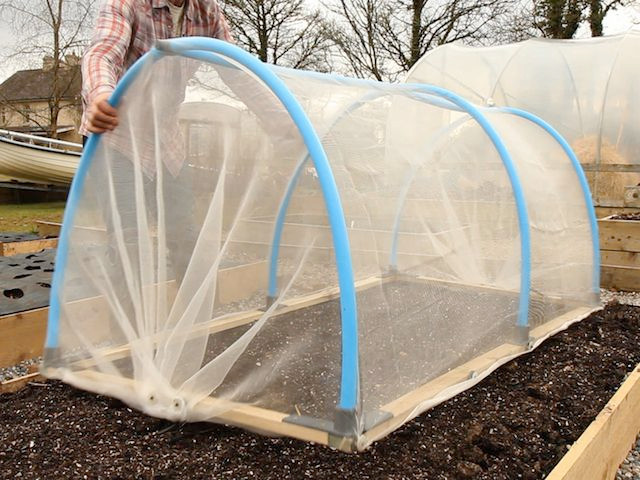 DIY Mini Polytunnel Kit With Poly Cover