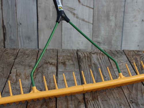 32 Teeth Plastic Hay Rake With Wooden Handle