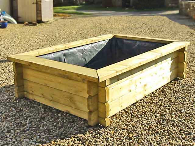Raised Garden Pond Kit With Liner 6ft x 4ft