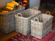 Glenweave Handcrafted Rectangular Rattan Baskets With Liner