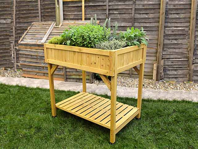 Herb table planter store