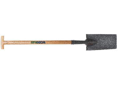 Workman T Handled Spade - Long Handled Digging Spade