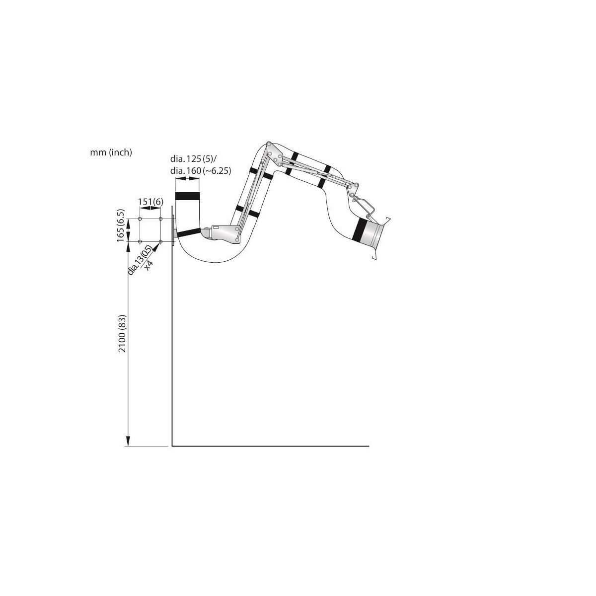 Nederman Extraction Arm NEX S - BISCO Enterprise