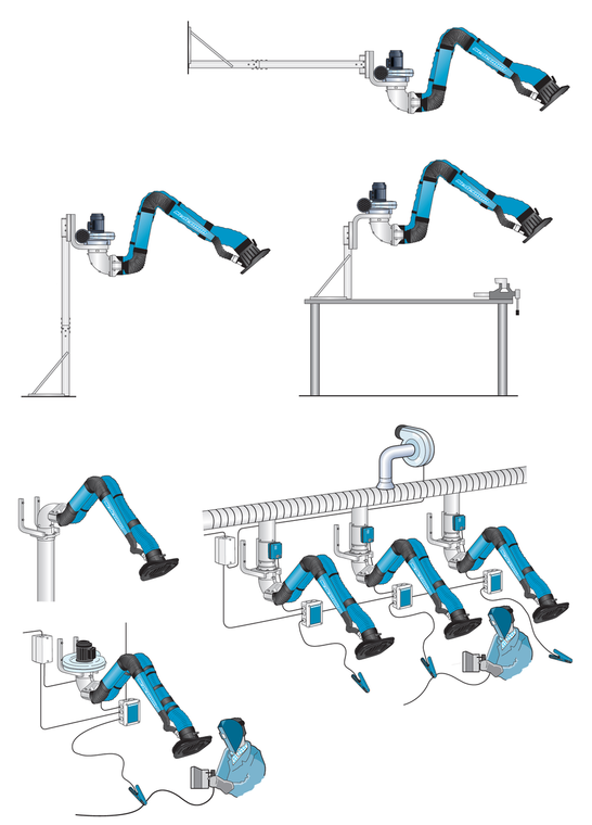 Nederman Extraction Arm NEX HD - BISCO Enterprise