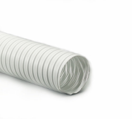 Double-Ply White Fabric Hose - BISCO Enterprise