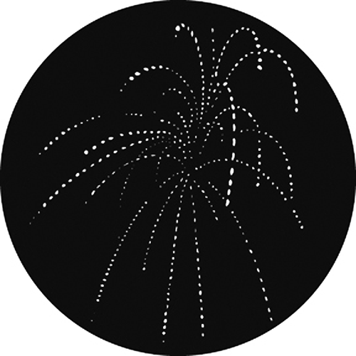 Gam Fireworks B Metal Gobo # G287