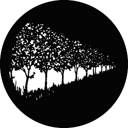 Gam Row of Trees Metal Gobo # G363