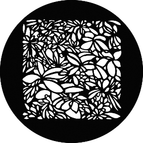 Gam Leaf Pattern SQ Metal Gobo # G690