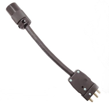 Plugs Plus Stage Pin (Male) to Edison 5-15 (Female) Adapter