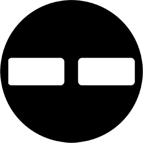 Rosco Train Window 2 Metal Gobo # 77902