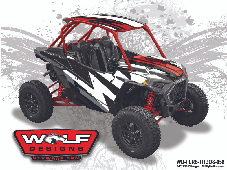 WD-PLRS-TRBOS-058 - Polaris RZR Turbo S UTV Wrap Kit Pricing Starts at ...