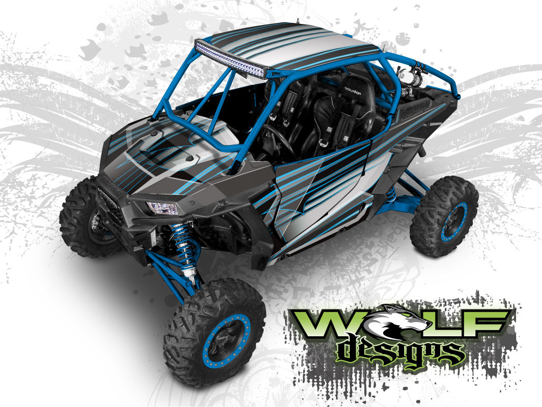 Polaris RZR XP Turbo & 1000 - UTV Graphics Wrap Kit