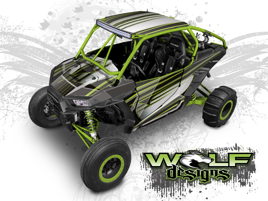 Polaris RZR XP Turbo & 1000 - UTV Graphics Wrap Kit