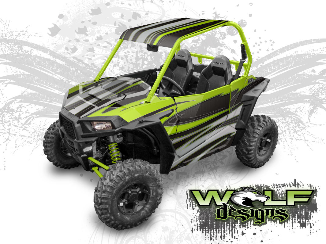 Polaris RZR S 900 & 1000 - UTV Graphic Wrap Kit
