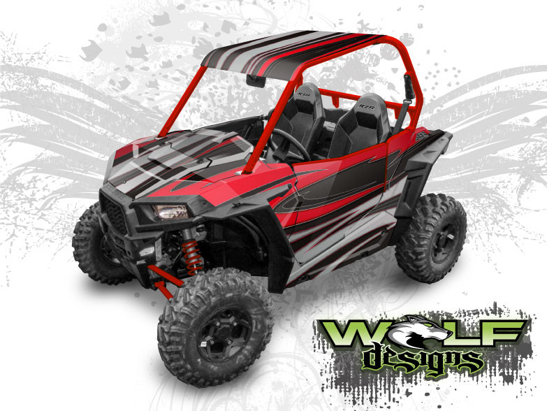 Polaris RZR S 900 & 1000 - UTV Graphic Wrap Kit