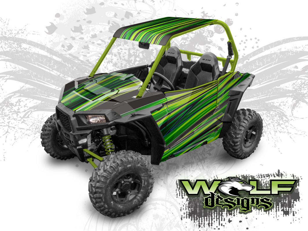 Polaris RZR S 900 & 1000 - UTV Graphic Wrap Kit