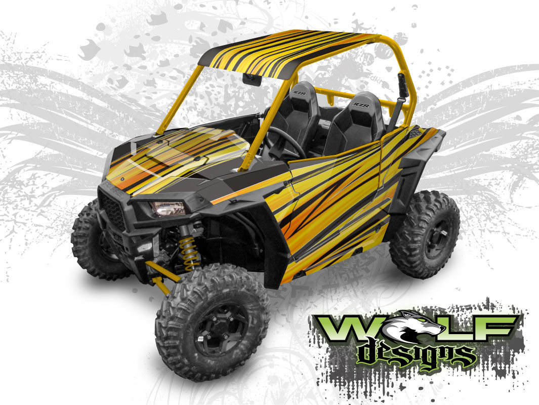 Polaris RZR S 900 & 1000 - UTV Graphic Wrap Kit