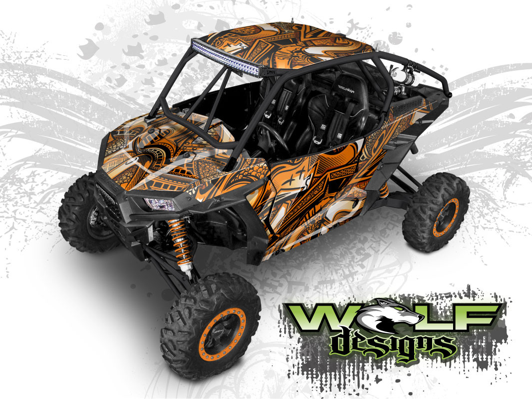 Polaris RZR XP 1000 & Turbo - RZR Graphics Wrap Kit