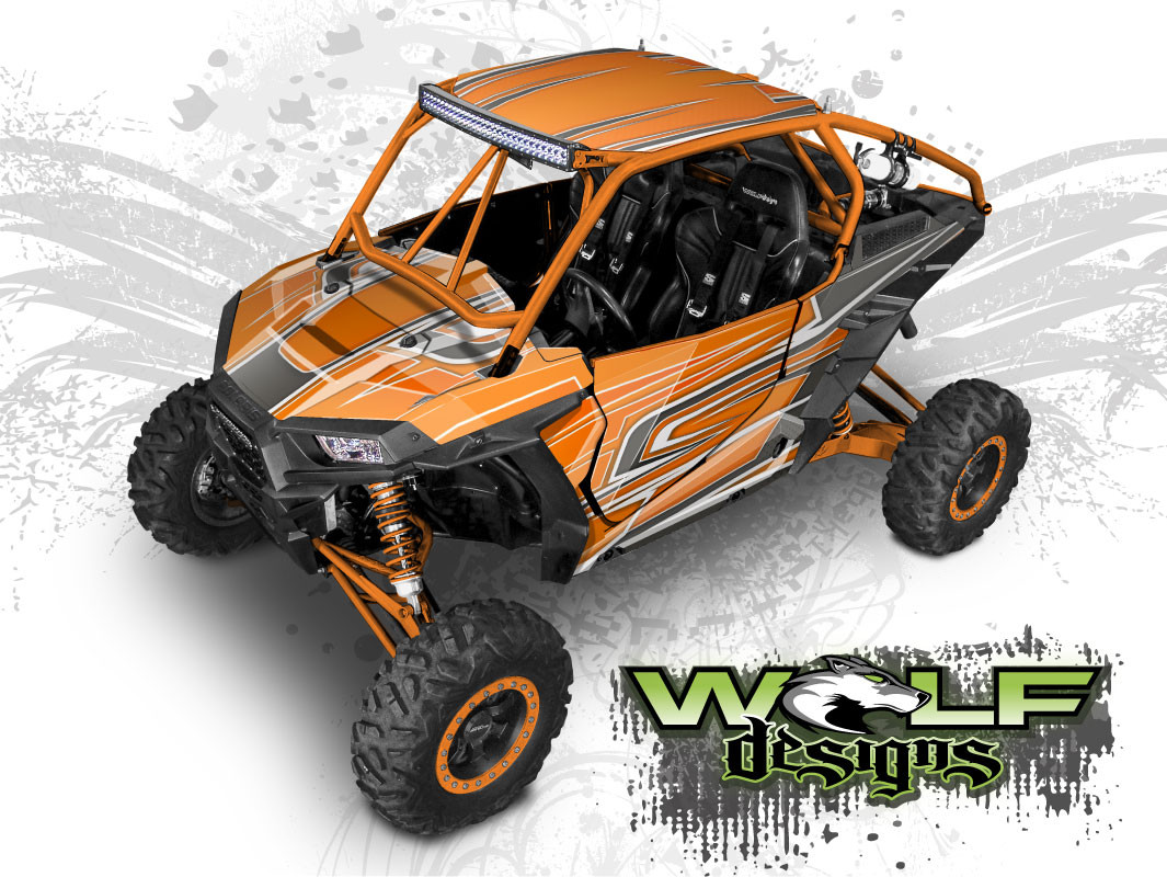 Polaris RZR XP 1000 & Turbo - RZR Graphics Wrap Kit