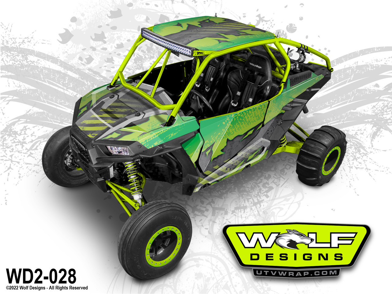 Polaris RZR XP 1000 & Turbo - RZR Graphics Wrap Kit