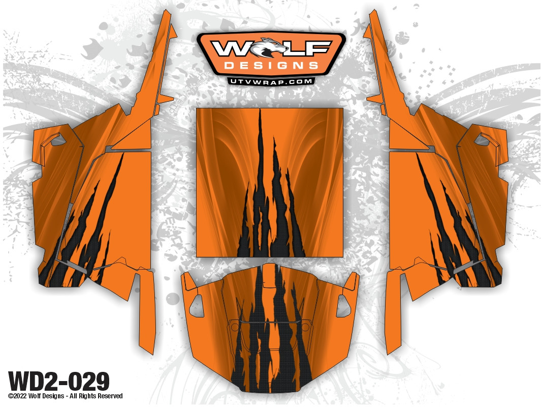 Polaris RZR XP 1000 & Turbo - RZR Graphics Wrap Kit