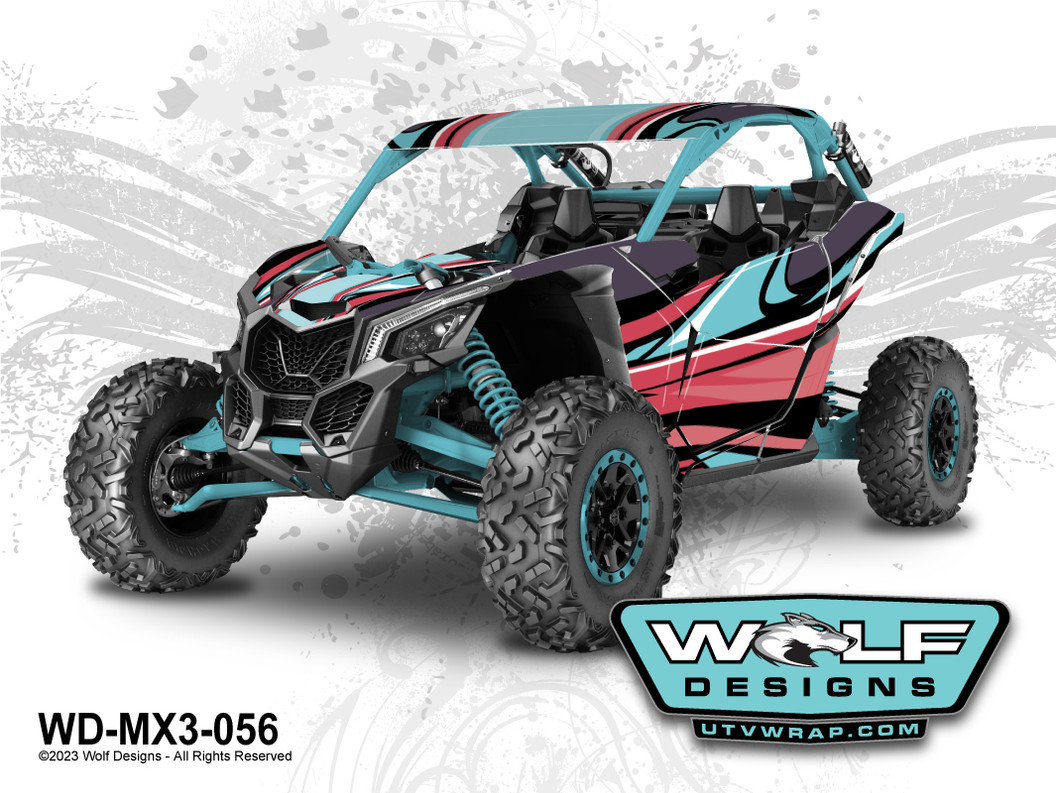 WD-MX3-056 - Can-am Maverick X3 UTV Wrap Kit Pricing Starts at $630.00 ...