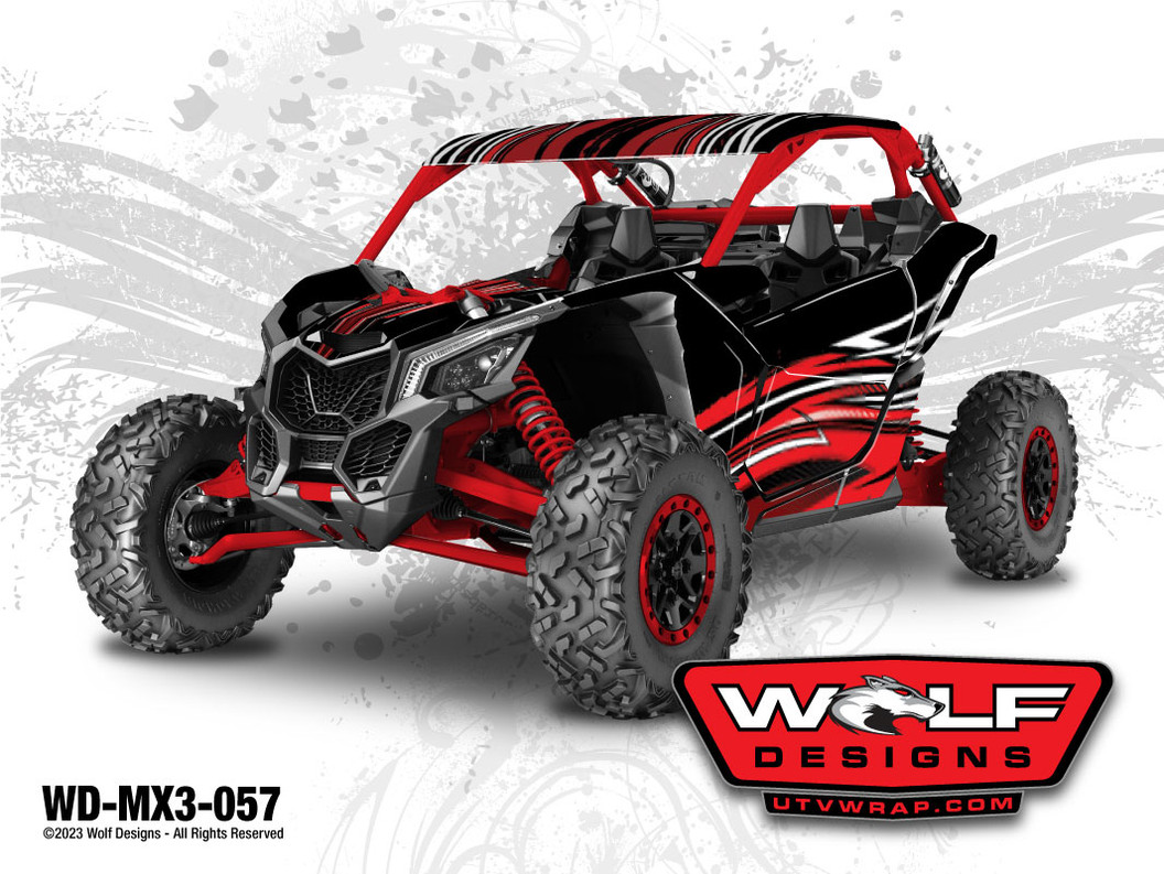 WD-MX3-057 - Can-am Maverick X3 UTV Wrap Kit Pricing Starts at $630.00 ...