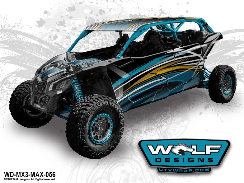 WD-MX3-MAX-056 - Can-am Maverick X3 Max UTV Wrap Kit Pricing Starts at ...