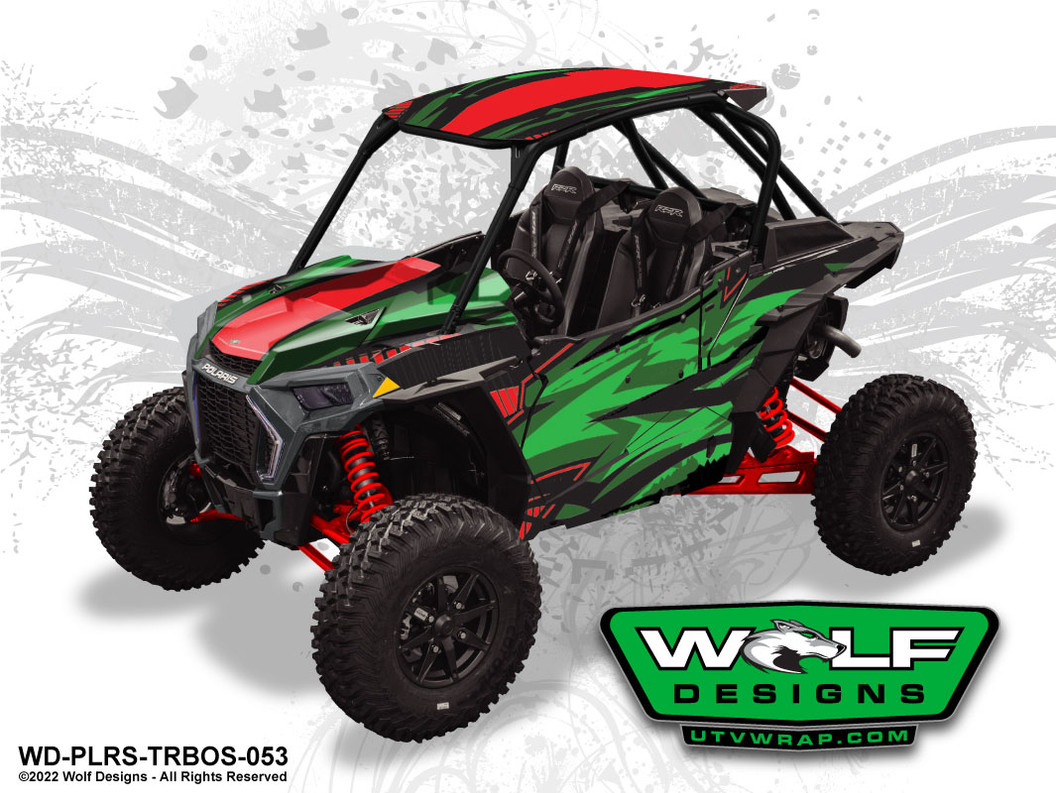WD-PLRS-TRBOS-053 - Polaris RZR Turbo S UTV Wrap Kit Pricing Starts at ...