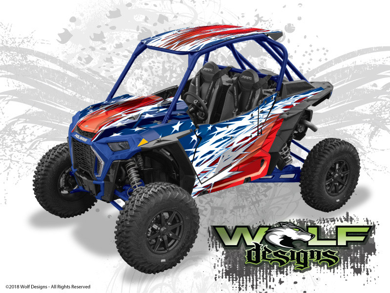 Polaris RZR Turbo S - UTV Graphics Wrap Kit