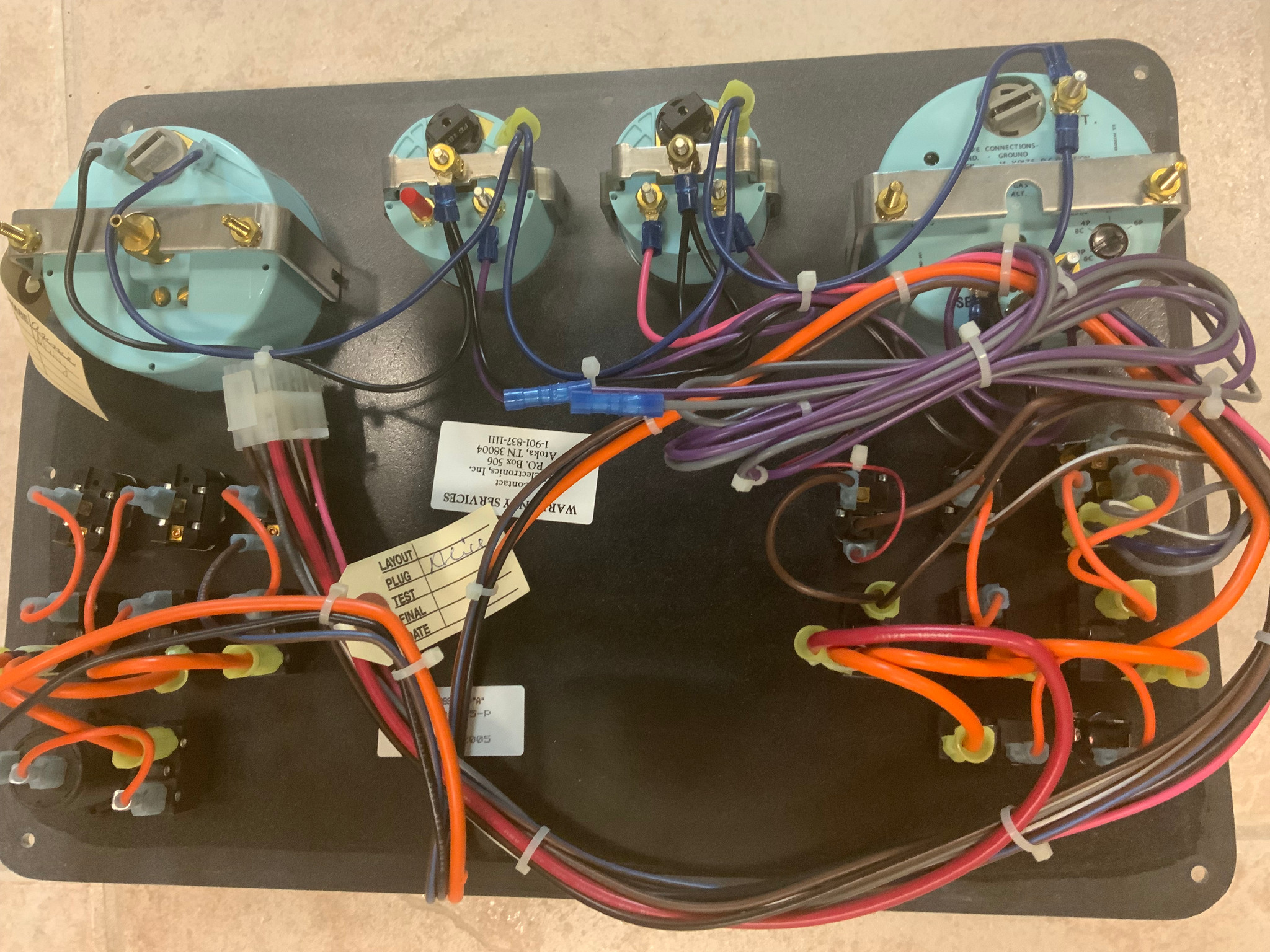 Sea Boss gauge and switch panel - Sea Pro Boat Parts