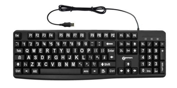 STANDARD Keyboard - zwart wit - Qwerty