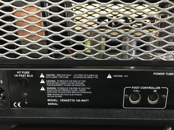 Rocktron Vendetta 100W Valve Head - US Made - Designed by Bruce Egnater