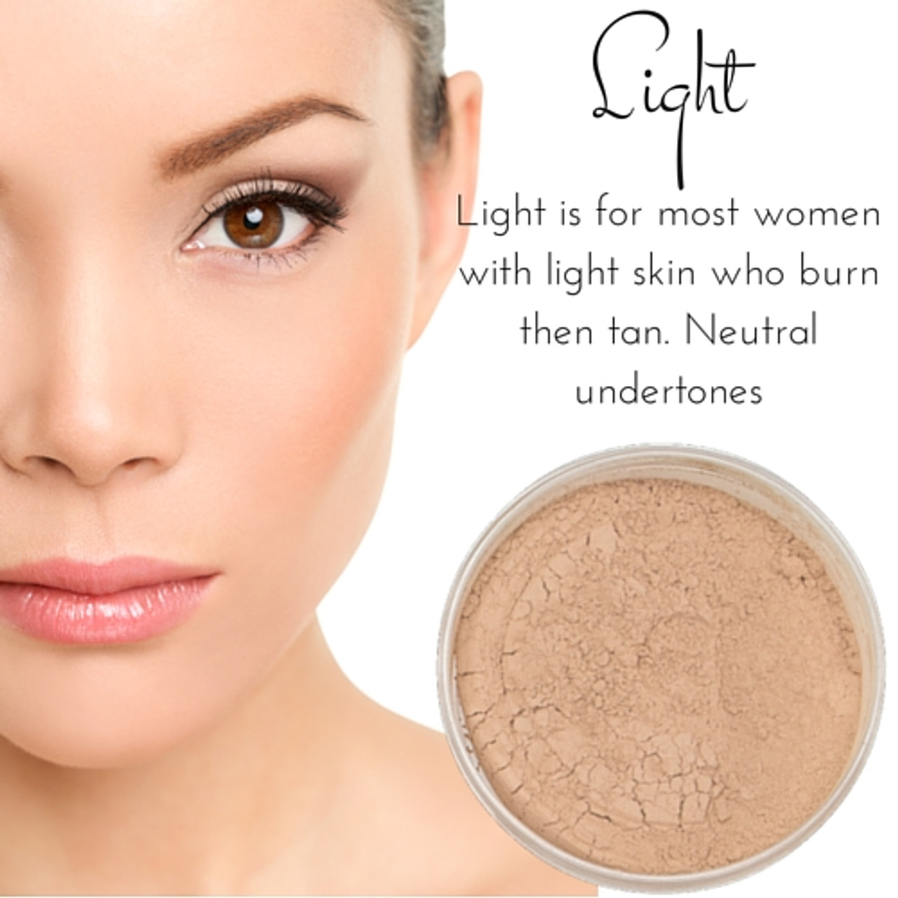 Full Coverage Matte Mineral Foundation Light Smm Cosmetics