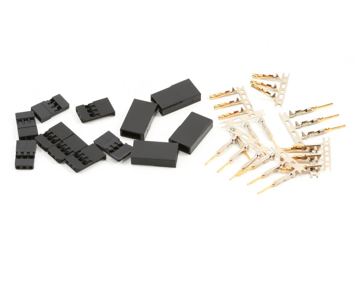 Futaba Style Servo Connectors (4 Pair) - RC One Racing