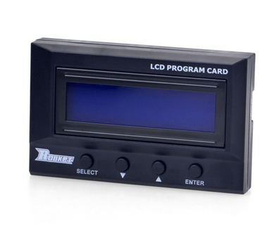LCD PROGRAM CARD A2 - RC One Racing
