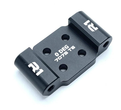 B7 Front Bulkhead, 0 deg., Aluminum - RC One Racing