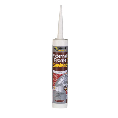 Everbuild External Frame Acrylic Sealant White 290ml - TW Wholesale Ltd