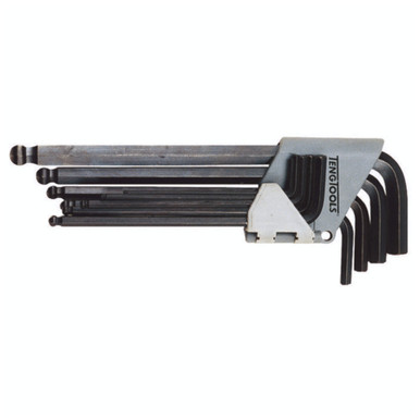 Teng Tools 9pc Ball Point Allen Hex Key Set Imperial 5/64-3/8in 1479AF ...