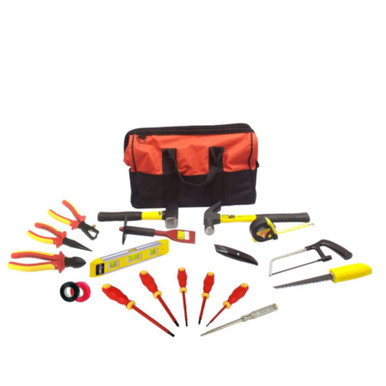 15pc Electrician Starter Tool Kit - Apprentice Electrical Tool Set - TW ...