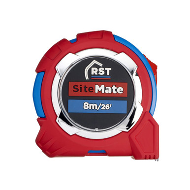 RST 8m 26ft Site Mate Tape Measure Double Sided - TW Wholesale Ltd
